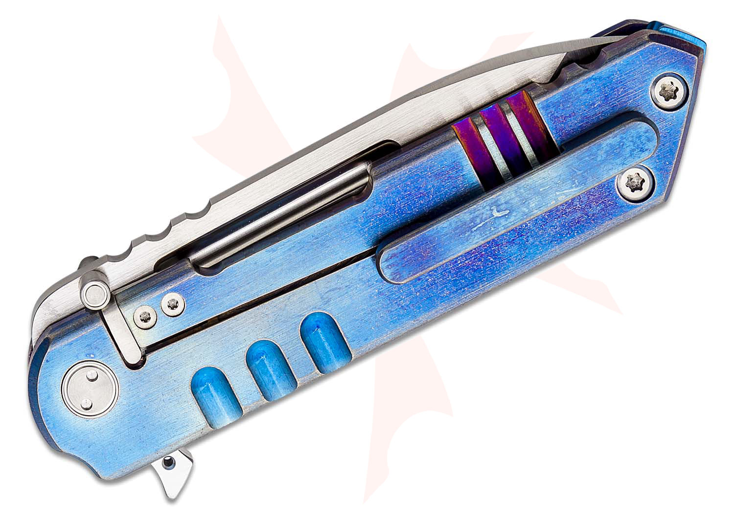 Sergey Rogovets Custom Kentucky Special Double Tap Flipper Knife 3.875 ...