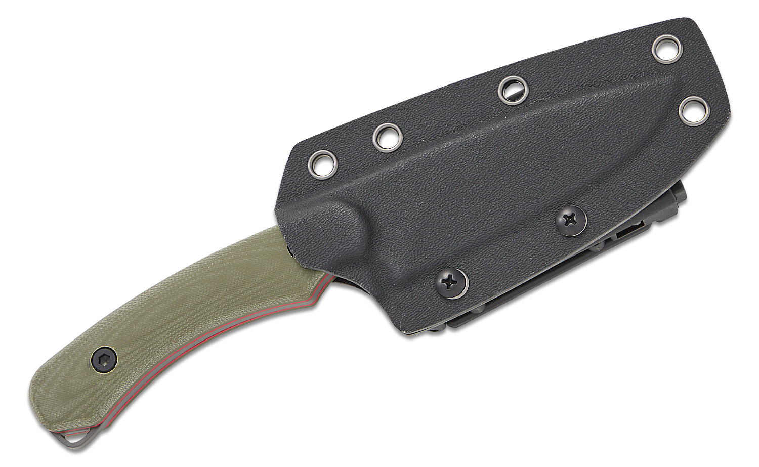 RoseCraft Blades F1 Fixed Blade Knife 4" 1095 Gray PVD Drop Point Blade ...