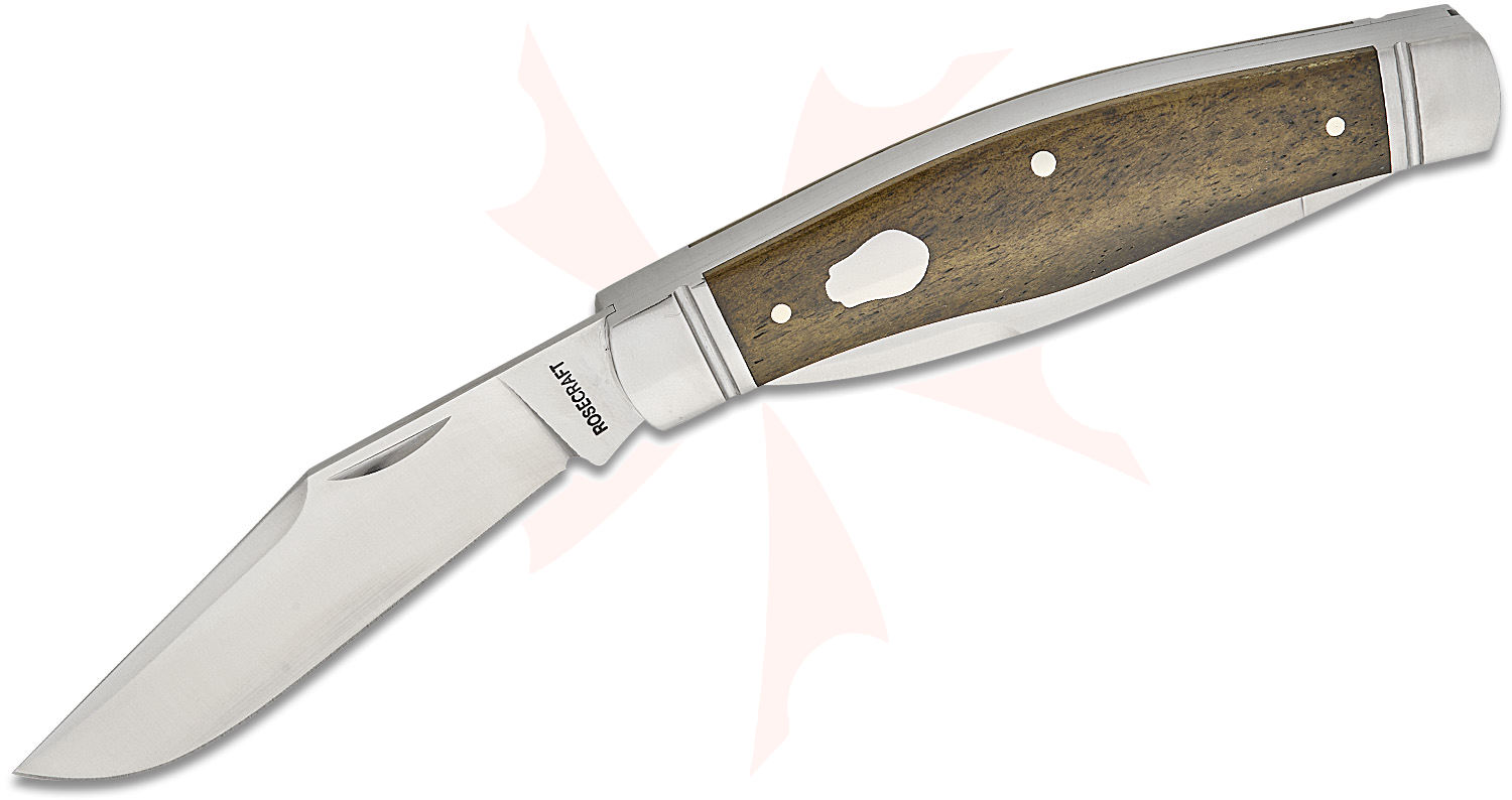 RoseCraft Blades Mosquito Lake Moose Slipjoint Folding Knife 2.8" D2 ...