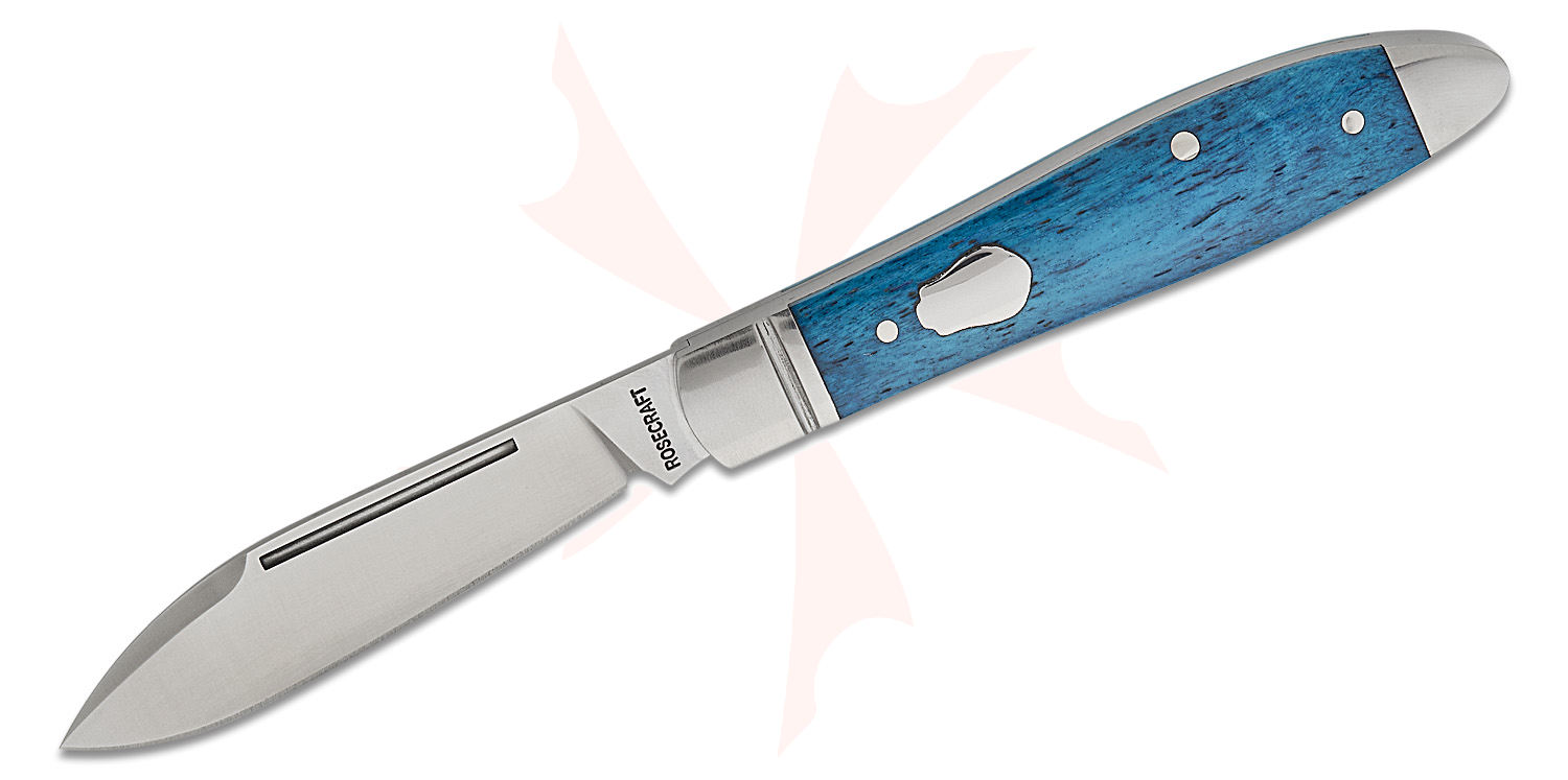 RoseCraft Blades Tanasi Lake Tear Drop Jack Slipjoint Folding Knife 2. ...