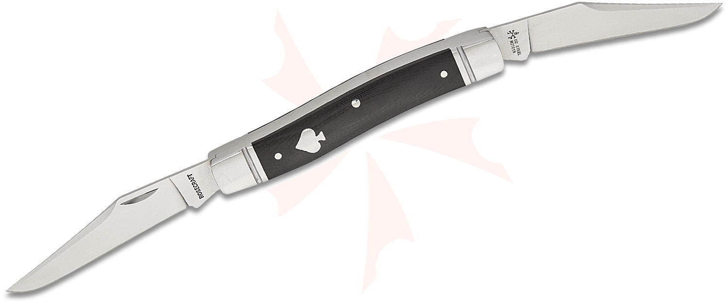 RoseCraft Blades Sequatchie River Muskrat Slipjoint Folding Knife 3.88 ...