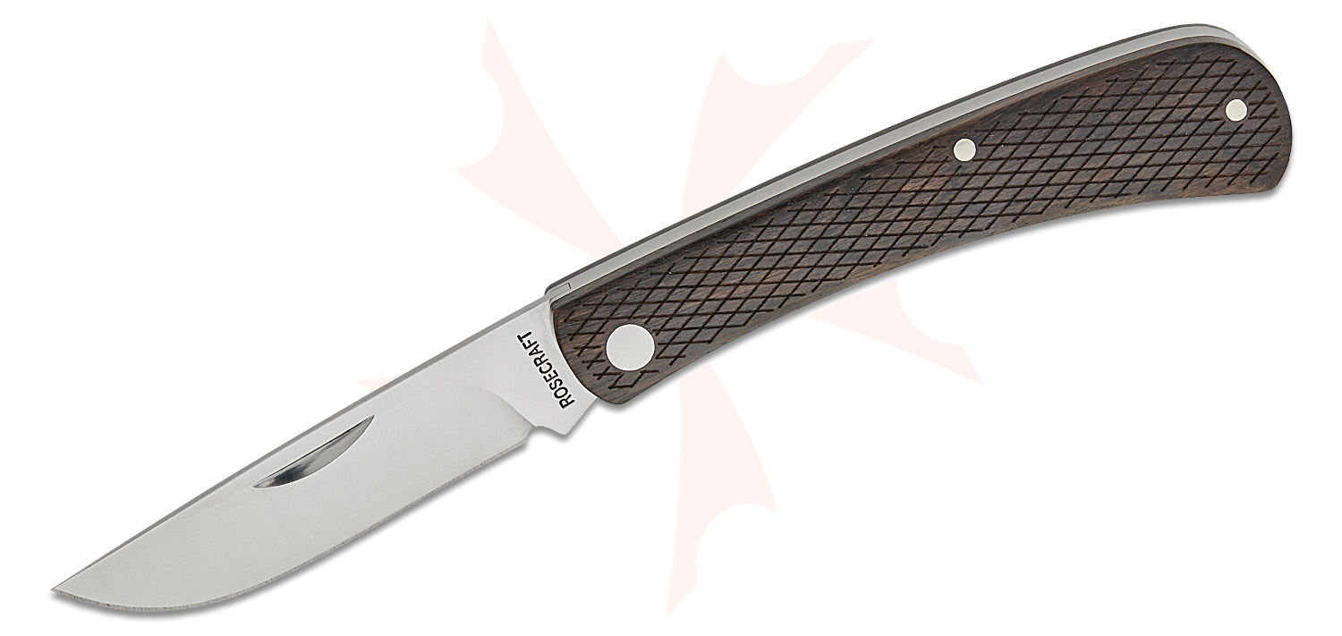 RoseCraft Blades Overall Creek Farm Hand Slipjoint Folding Knife 2.9 ...