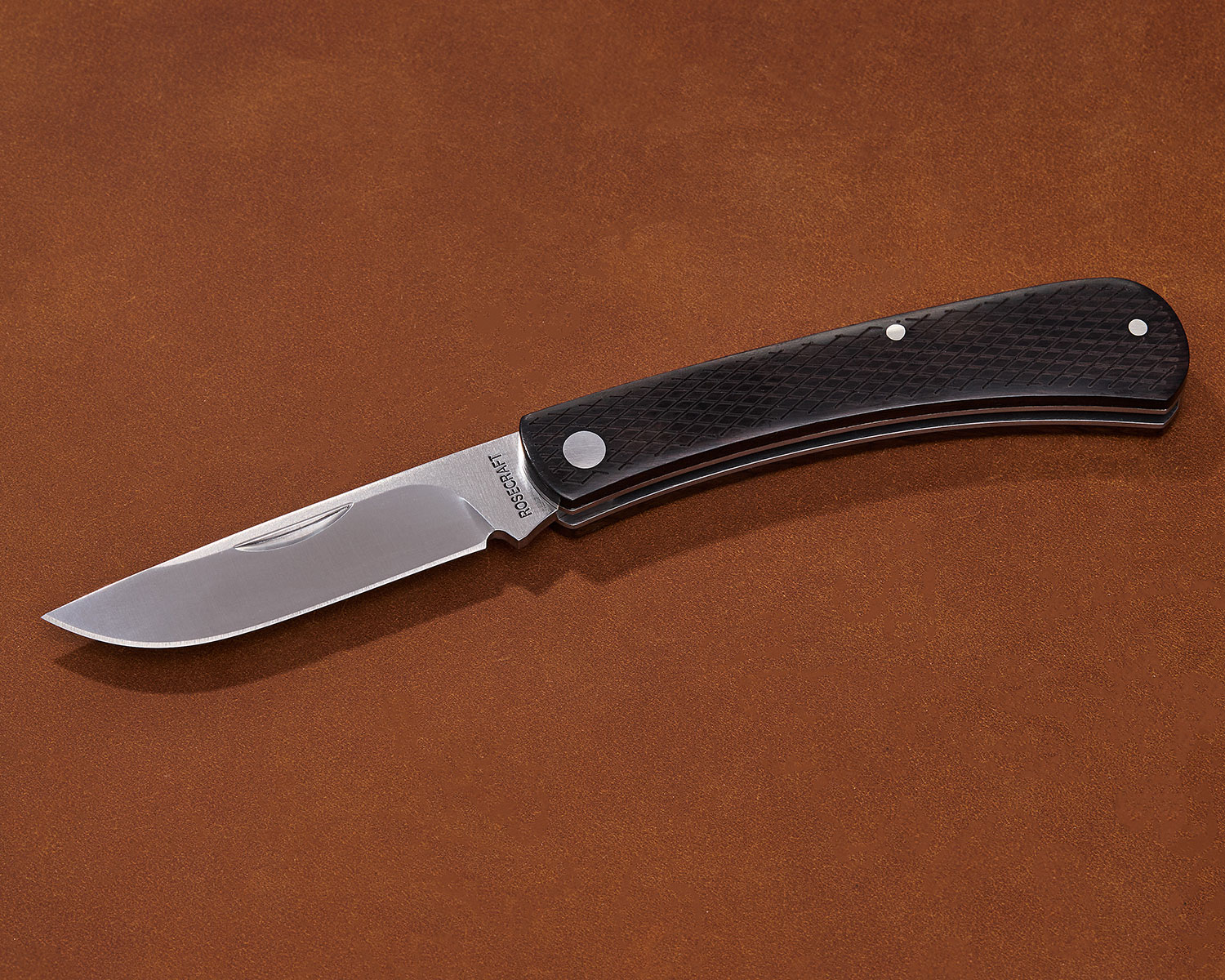 RoseCraft Blades Overall Creek Farm Hand Slipjoint Folding Knife 2.9 ...