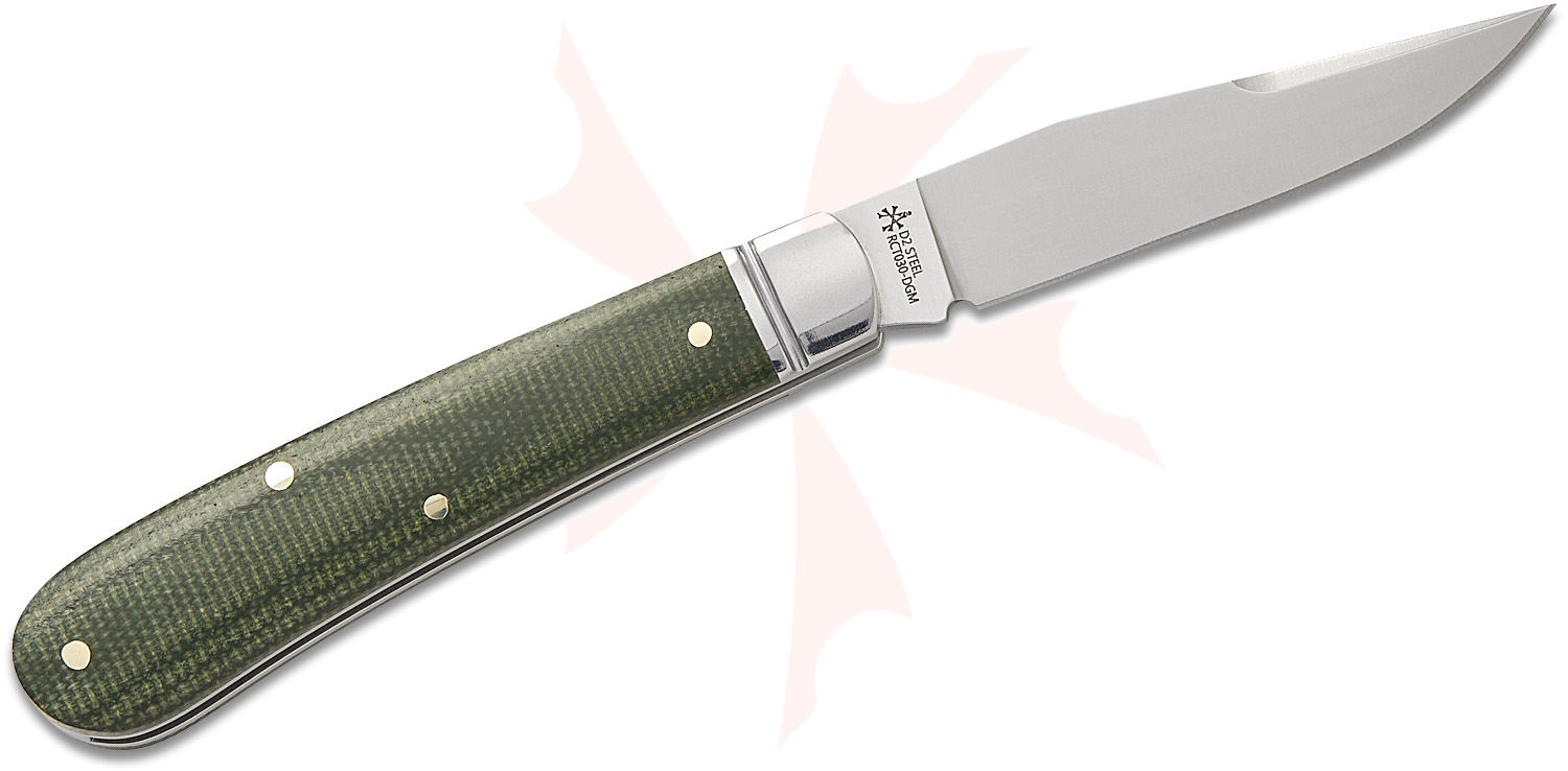 RoseCraft Blades Buffalo River Jack Slipjoint Folding Knife 2.9" D2 ...