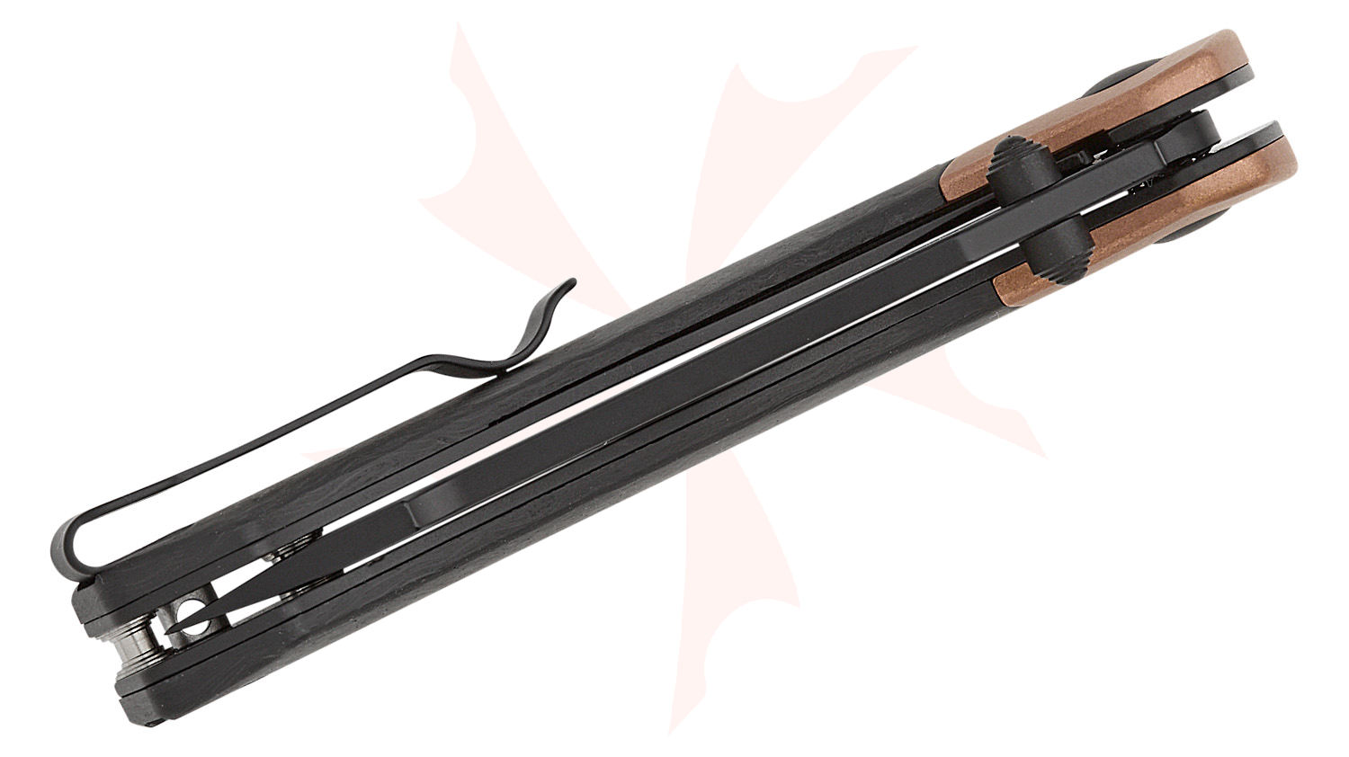 RoseCraft Blades Aeris Rex Liner Lock Flipper Knife 3.45" RPM9 Black PVD Harpoon Tanto Blade ...