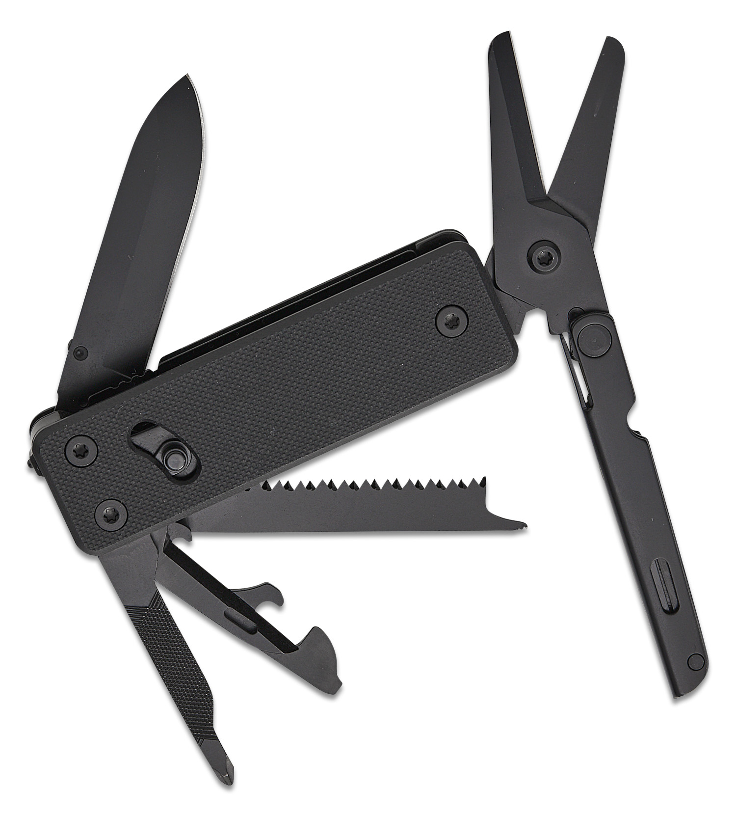 Roxon Tool KS2E Noir One-Handed Multi-Tool, 3.42" Closed, 14 Tools ...
