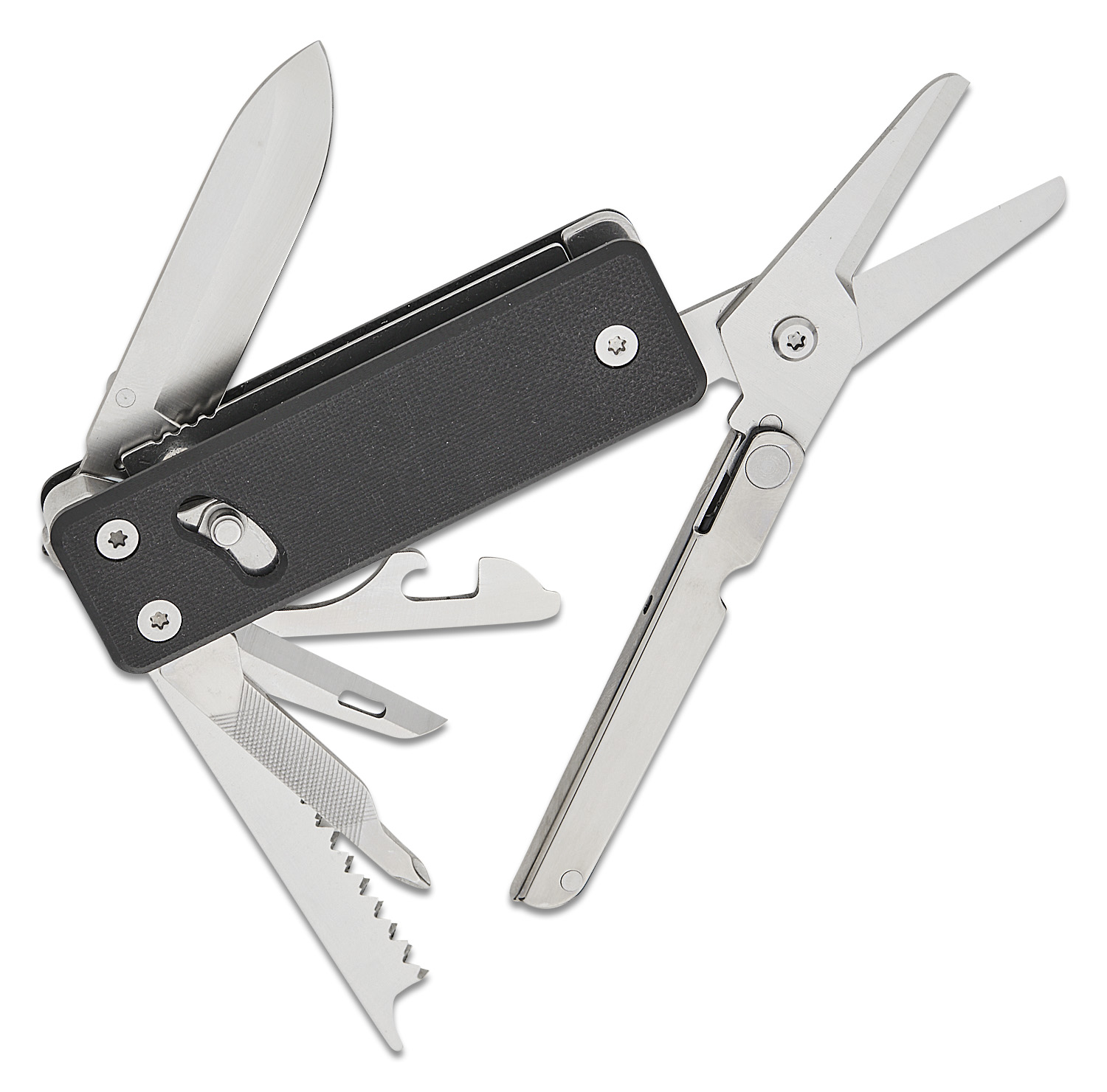 Roxon Tool KS2 Elite One-Handed Multi-Tool, 3.42" Closed, 14 Tools ...