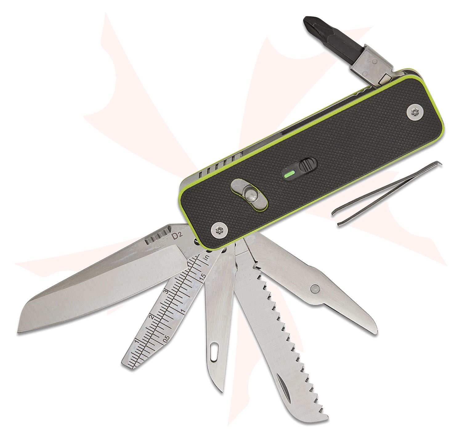 Roxon Tool FLEX Companion Modular One-Handed Multi-Tool, 3.5" Closed ...