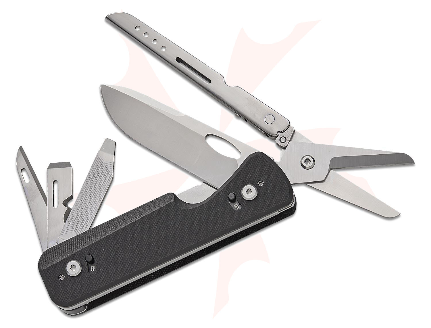 Roxon Tool FLEX Shears Modular One-Handed Multi-Tool, 4.25" Closed, 14 ...