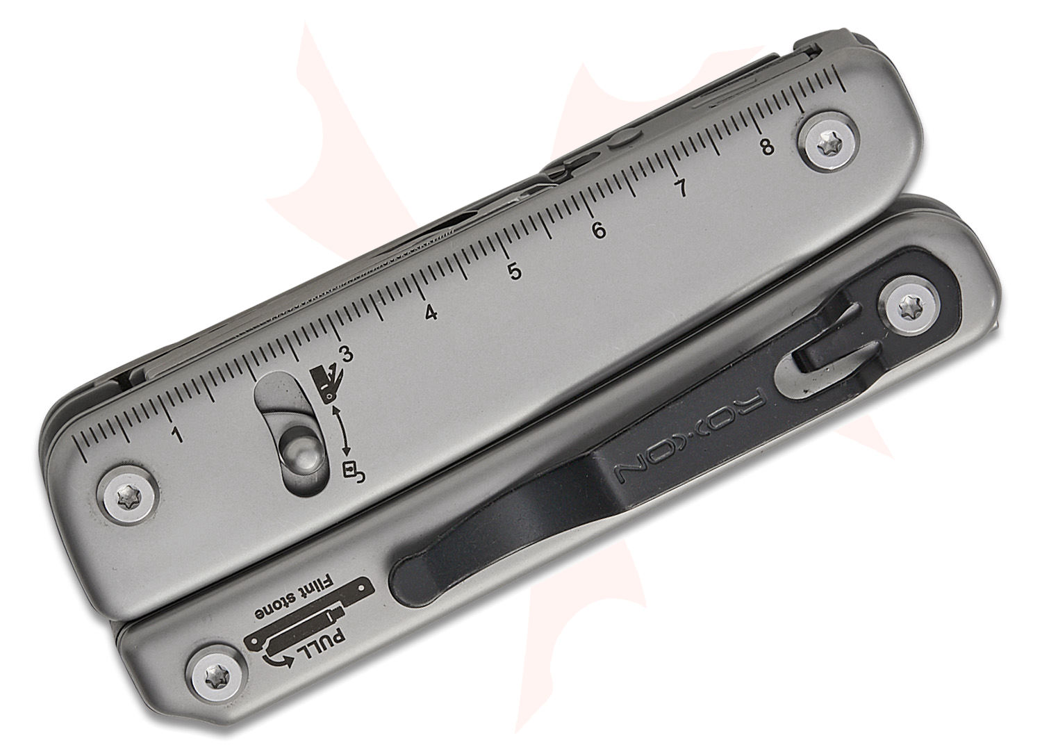 Roxon Tool Flash Elite Modular Multi-Tool, 2.8" Closed, 16 Tools, Stainless Steel Handles ...