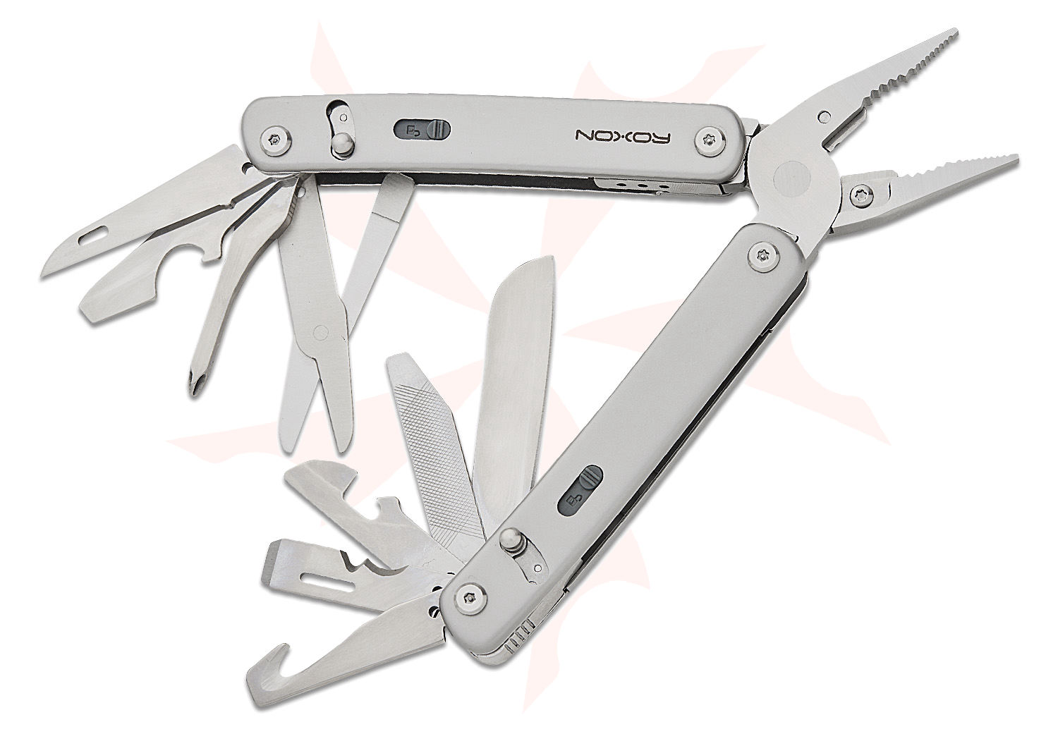 Roxon Tool FLEX Open-Source Modular One-Handed Multi-Tool, 4.21" Closed ...