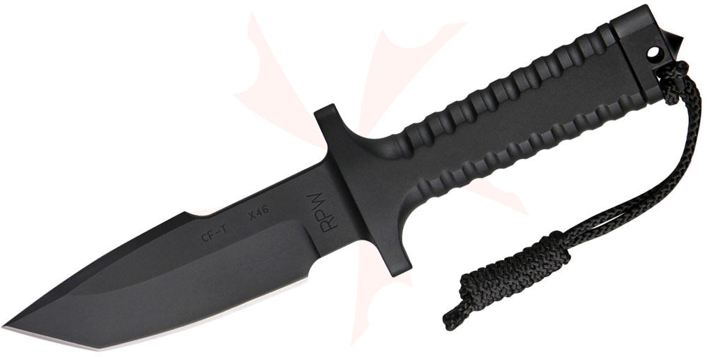 Robson RPW Knives Model X-46 Utility Survival Fixed 5" Tanto Blade, One ...
