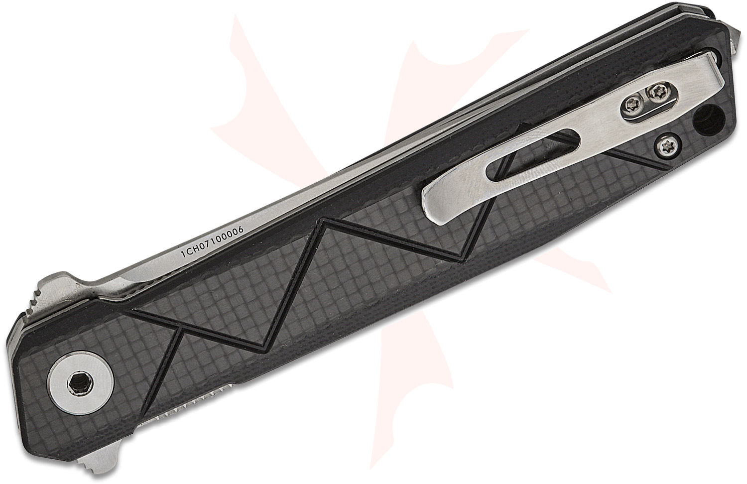 RUIKE Knives P127 Flipper Knife 3.58" 14C28N Satin Tanto Blade, Black ...