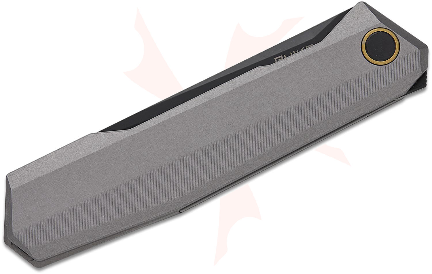 RUIKE Knives P166-AK Flipper Knife 3.62" Sandvik 14C28N Black Tanto ...