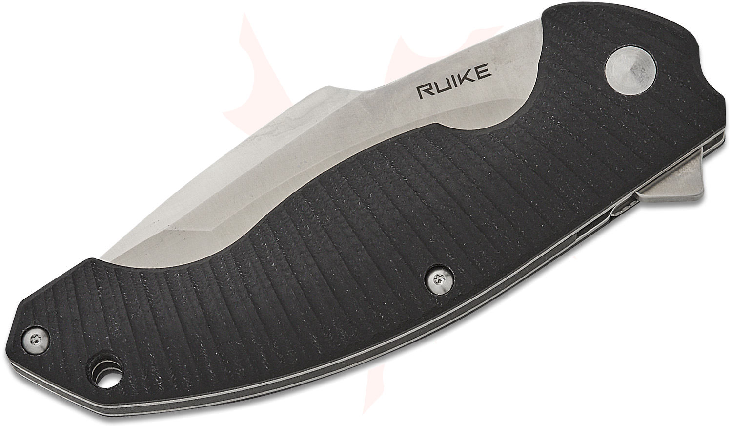 RUIKE Knives P851-B Flipper Knife 3.5" 14C28N Satin Recurve Harpoon ...