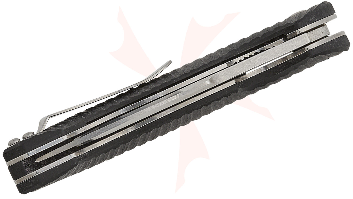 RUIKE Knives P851-B Flipper Knife 3.5" 14C28N Satin Recurve Harpoon ...