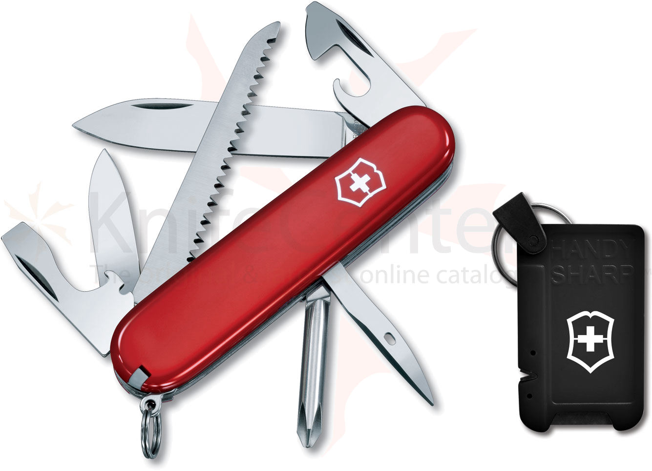 Victorinox Swiss Army 59110 Hiker Multi-Tool / Sharpener Combo, 3-1/2 ...