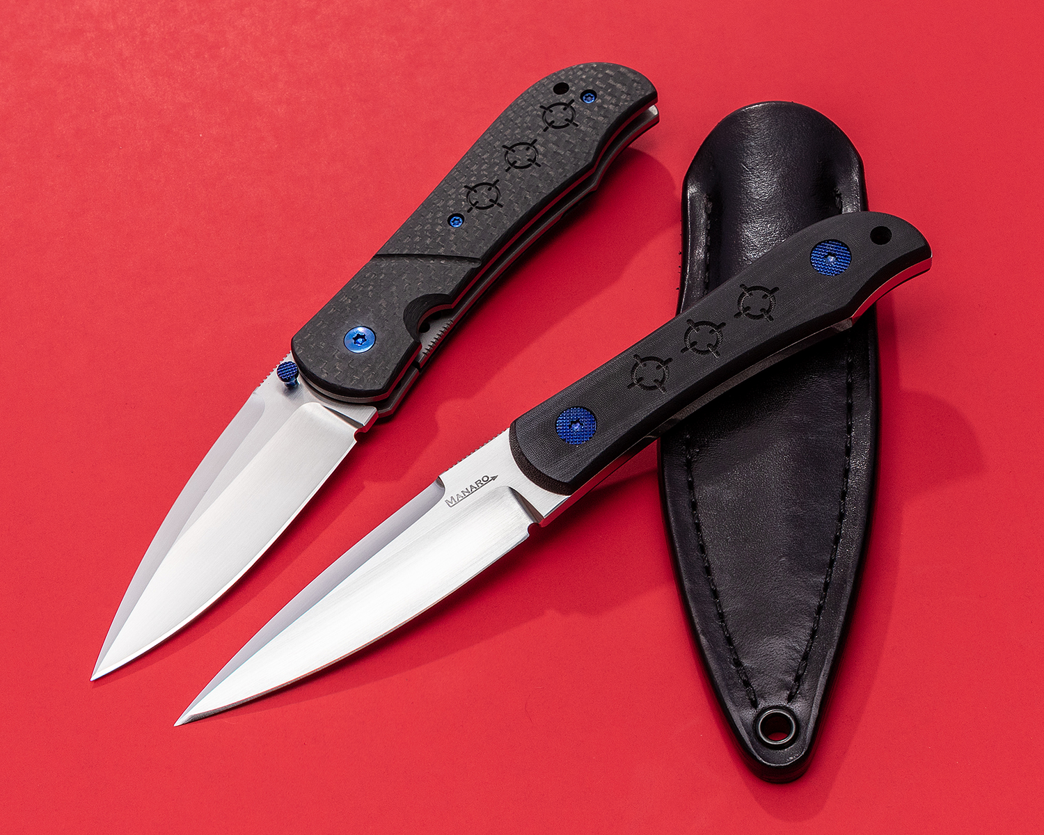 Sal Manaro Custom Small GMC Gentleman's Carry Fixed Blade Knife 3.875 ...