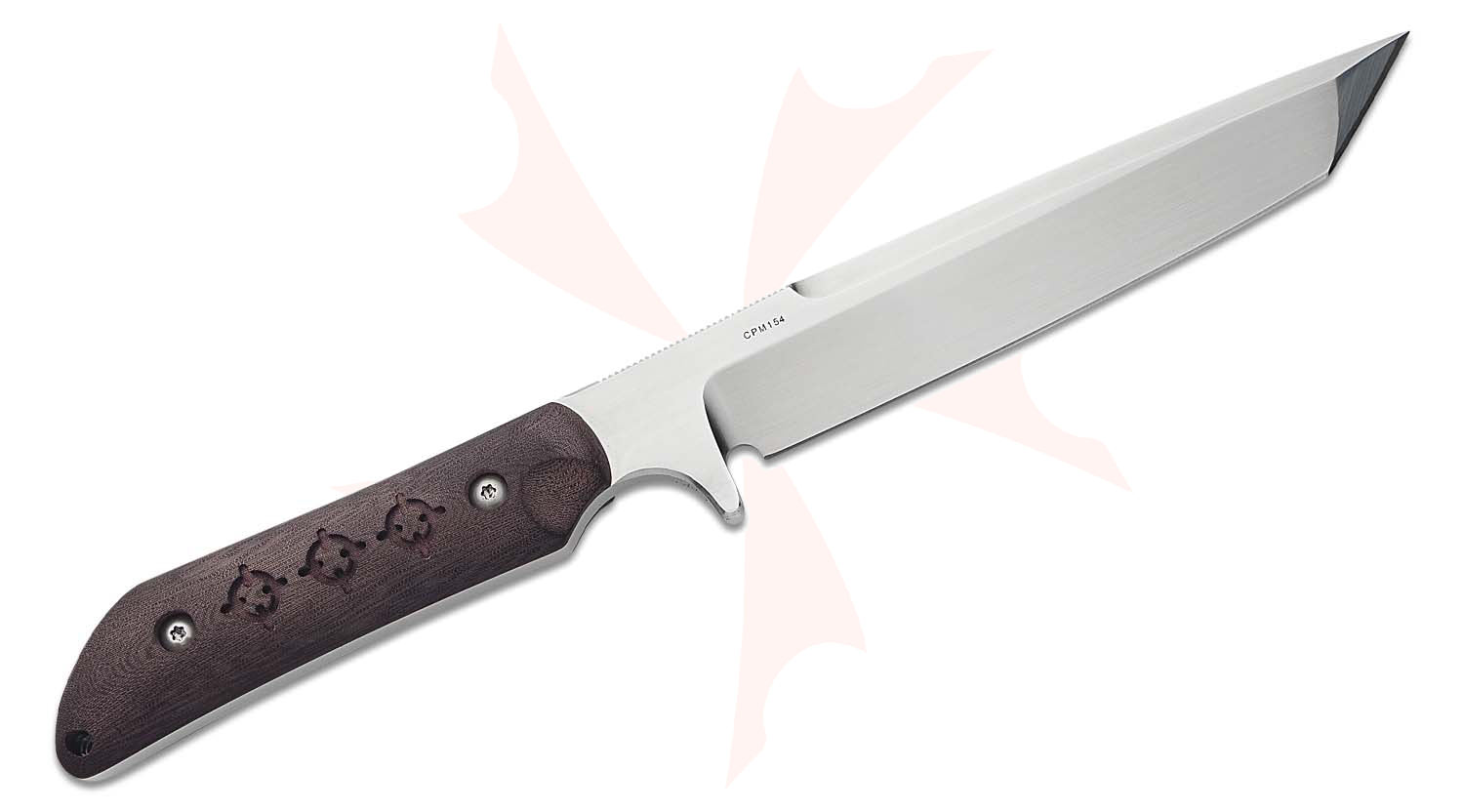Sal Manaro Custom Large Tanto Fixed Blade Knife 6.75" CPM-154 Hand ...