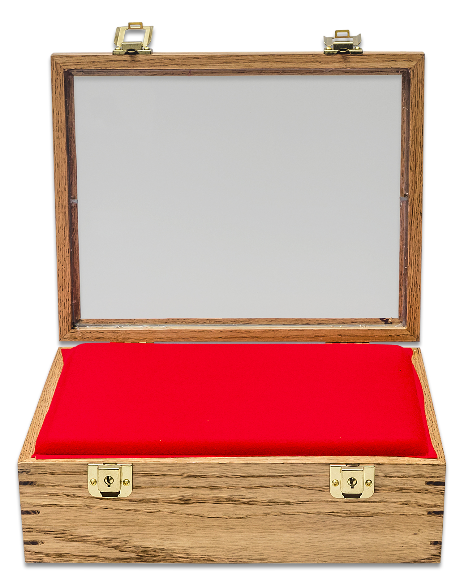 S&D Enterprises Oak Wood Display Case 9.5" x 12" x 3.875" - KnifeCenter ...