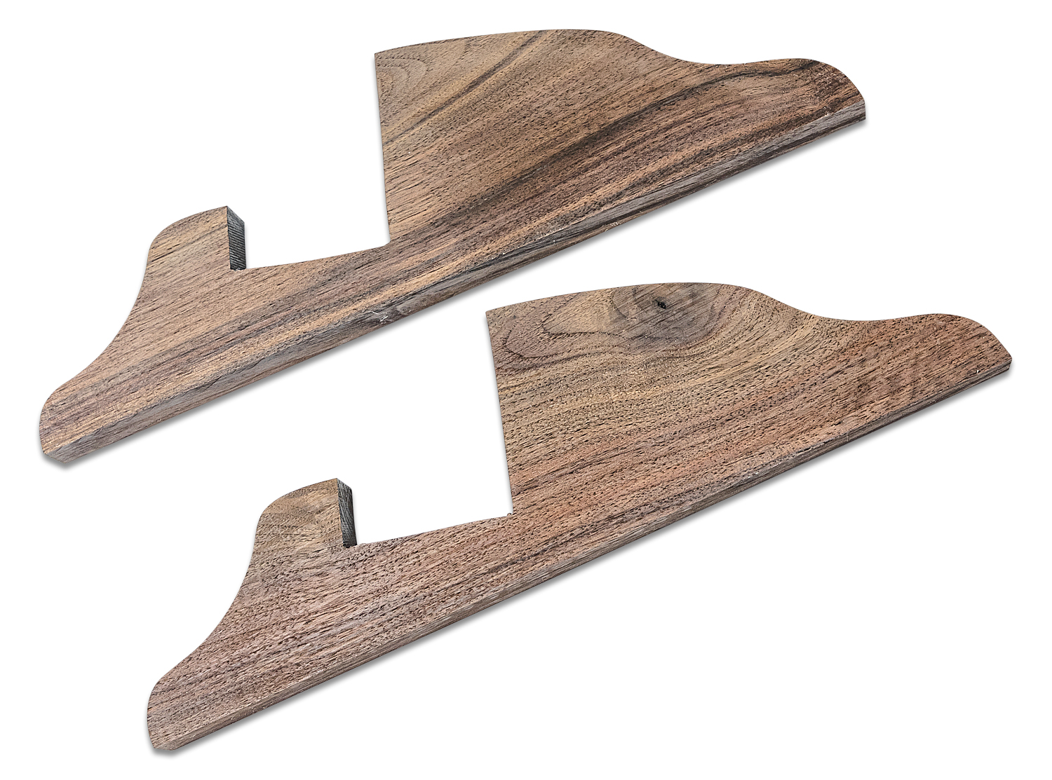 S&D Enterprises Walnut Wood Display Case Feet for 1.875" Case ...