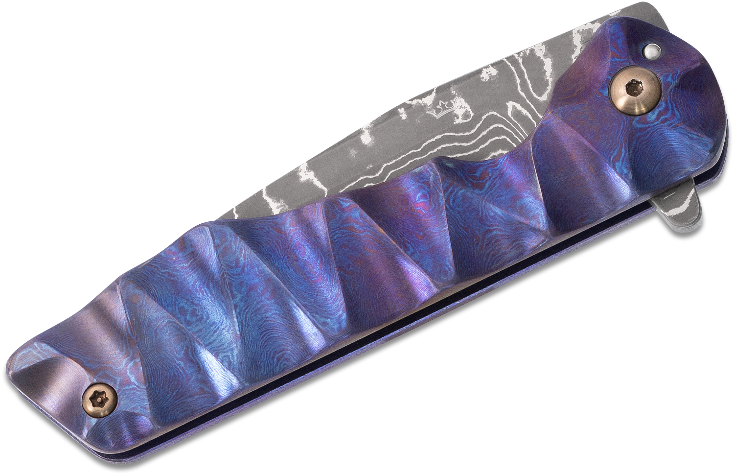 Schanz Handmade Knives Custom DPPK Flipper Knife 3.625" Schneider ...