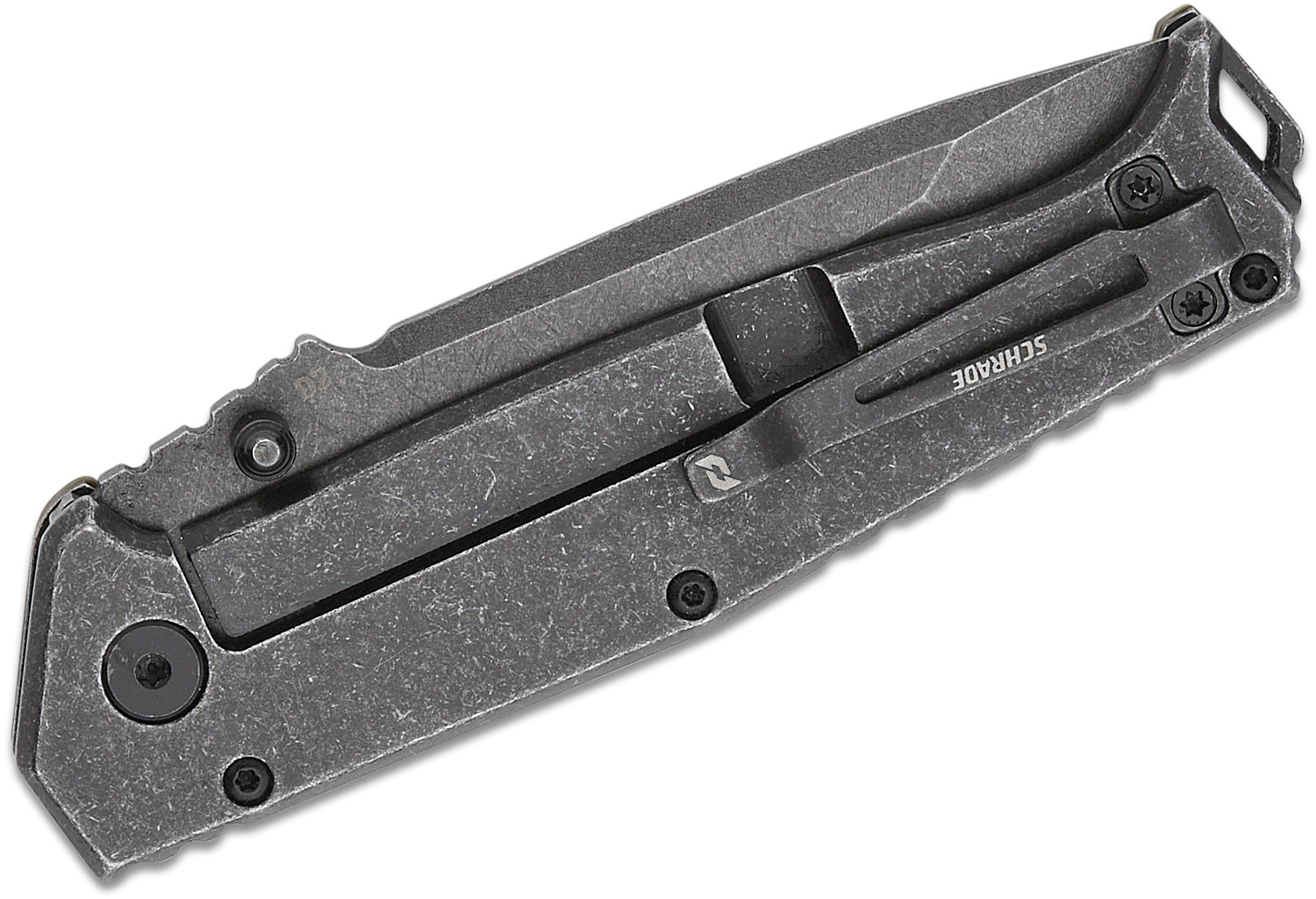 Schrade Beta Class Melee Assisted Folding Knife 3.5" D2 Dark Stonewash ...