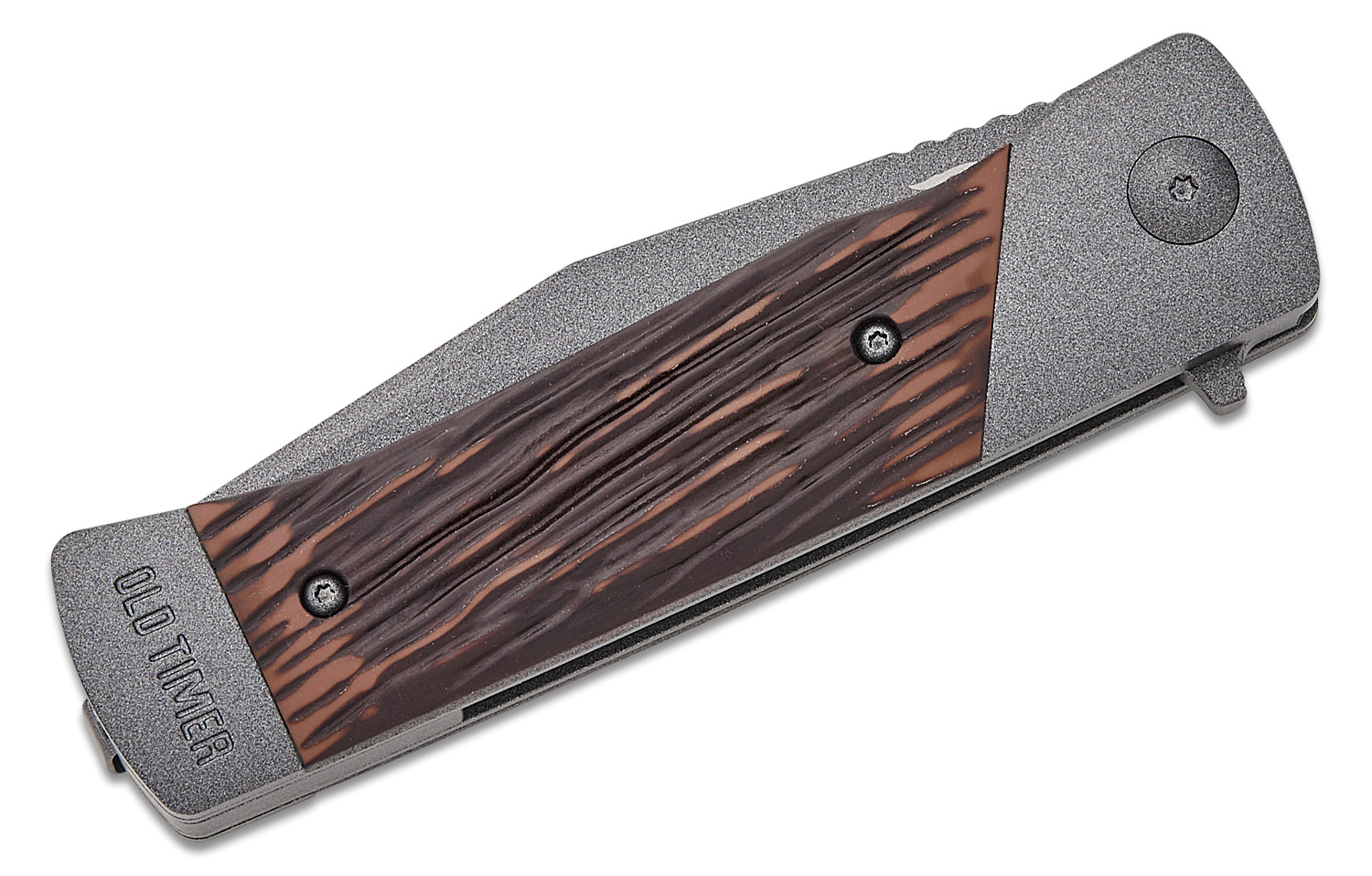 Schrade 134OTF Old Timer Frontier Series Liner Lock Flipper Knife 3.75 ...