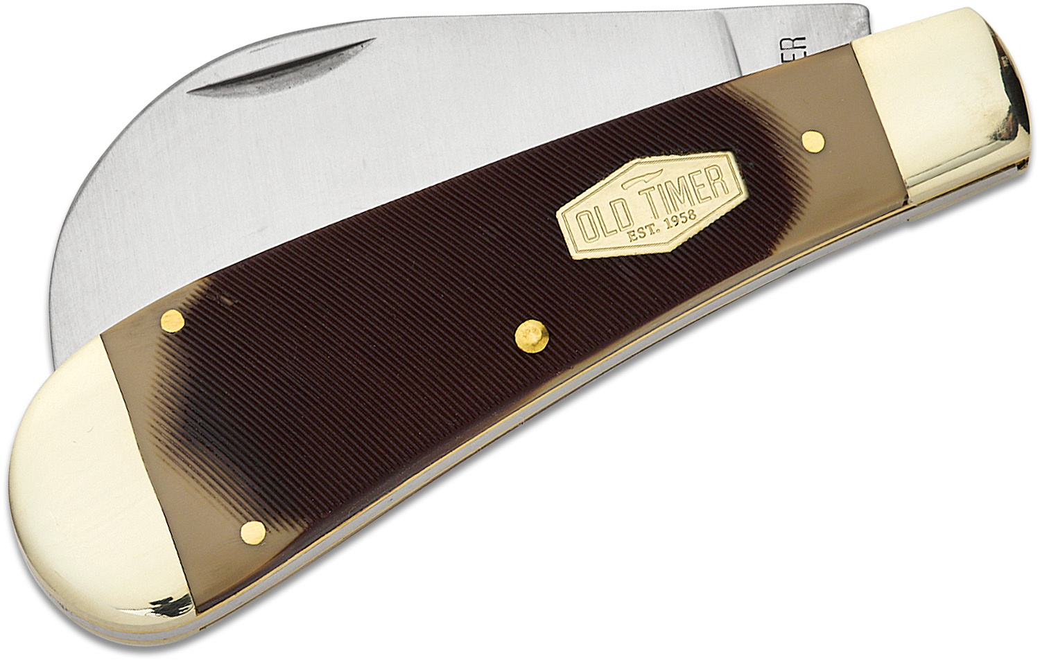 Schrade 16OT Old Timer Delrin Hawkbill Pruner 4" Closed - KnifeCenter