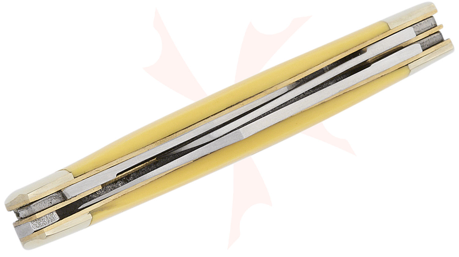 Schrade Old Timer 8OTY Senior Slipjoint, 3.875" Closed, Yellow Delrin ...