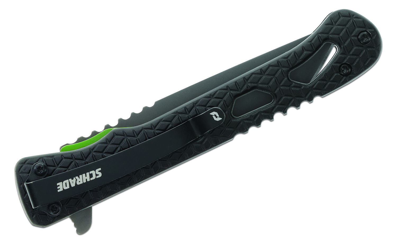 Schrade Delta Class Inert CLR Flipper Knife 3.5" AUS-10 Ti-Nitride ...