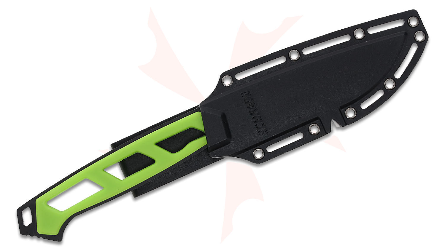 Schrade Delta Class Isolate DP Fixed Blade Knife 4" AUS-10 Black Drop ...