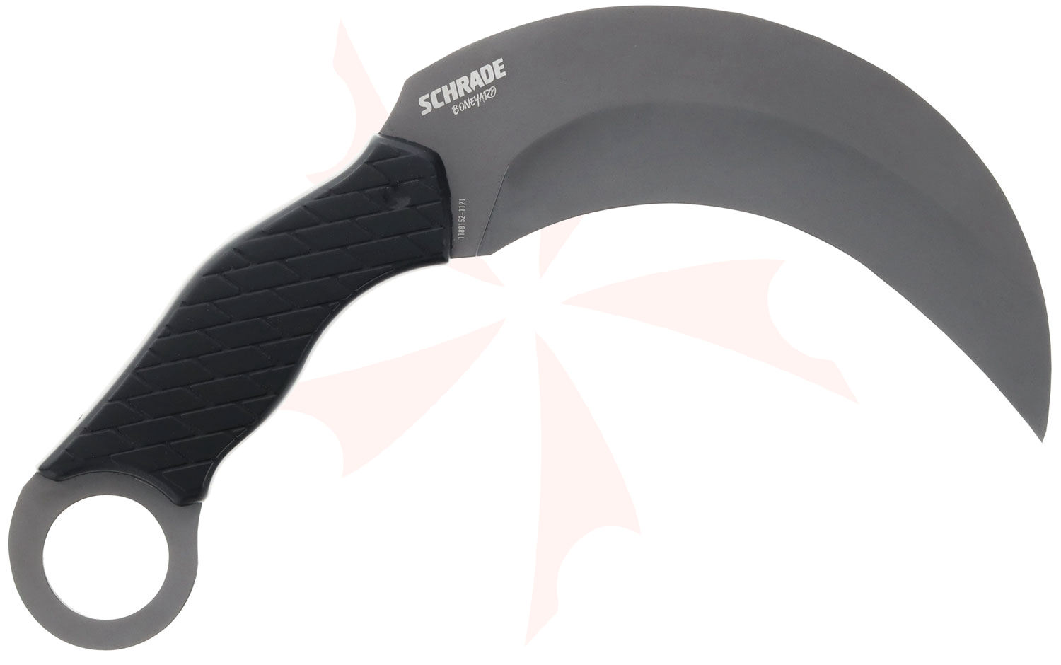 Schrade Delta Class Boneyard Fixed Karambit 5.2" AUS-8 Gray Hawkbill ...