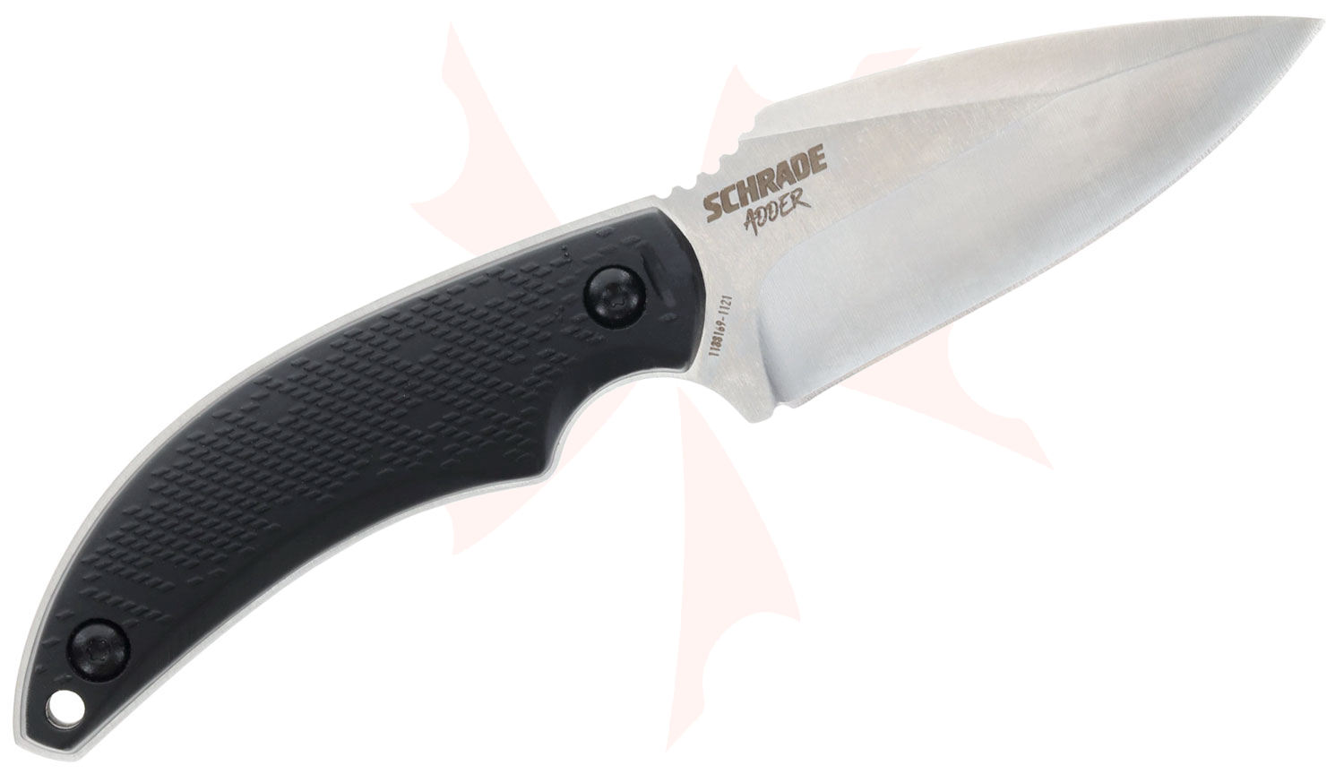Schrade Delta Class Adder Fixed Blade Knife 2.75" AUS-10 Satin Drop ...