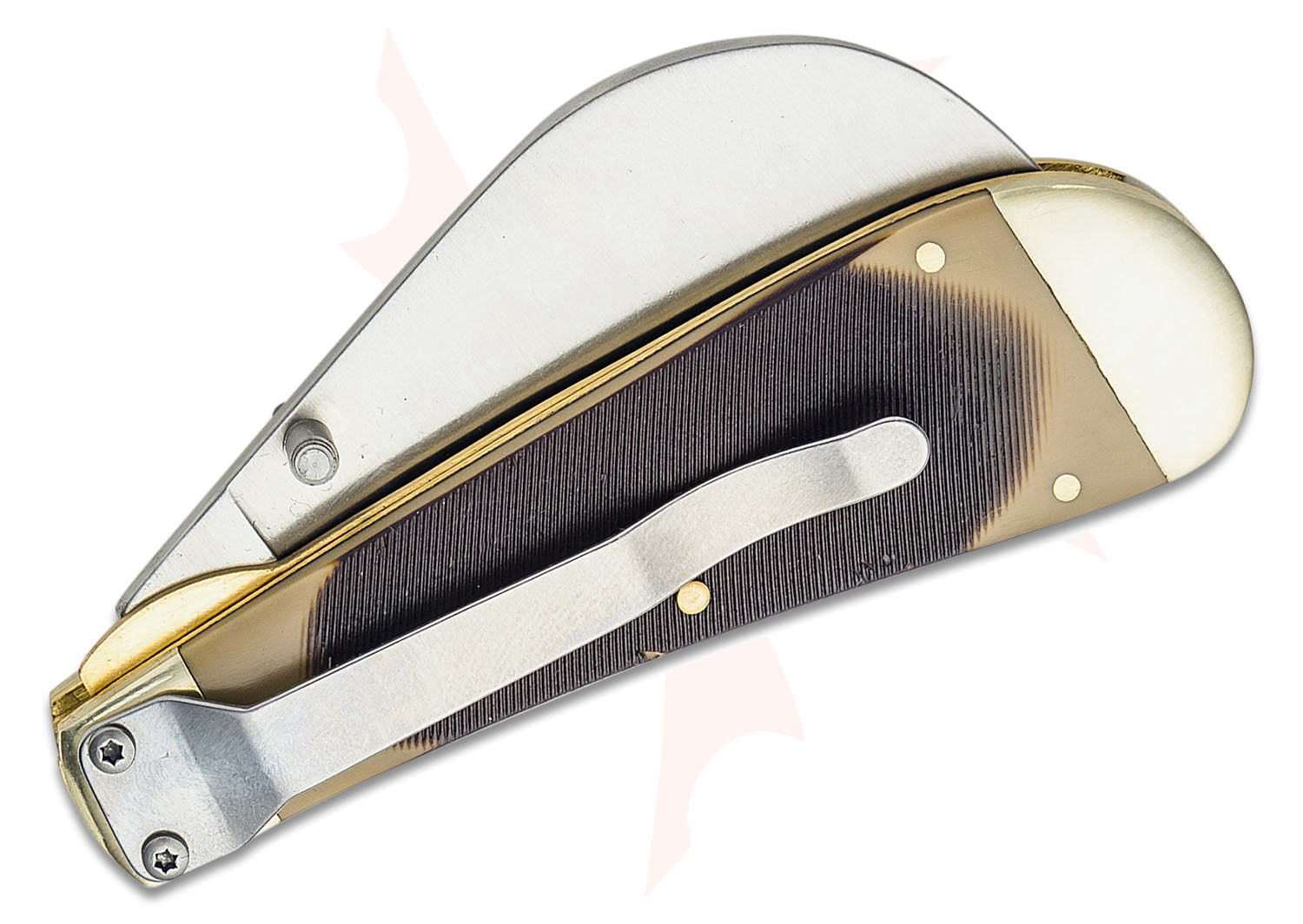 Schrade 216OT Old Timer Pruner 3" Satin Hawkbill Blade, Sawcut Delrin ...