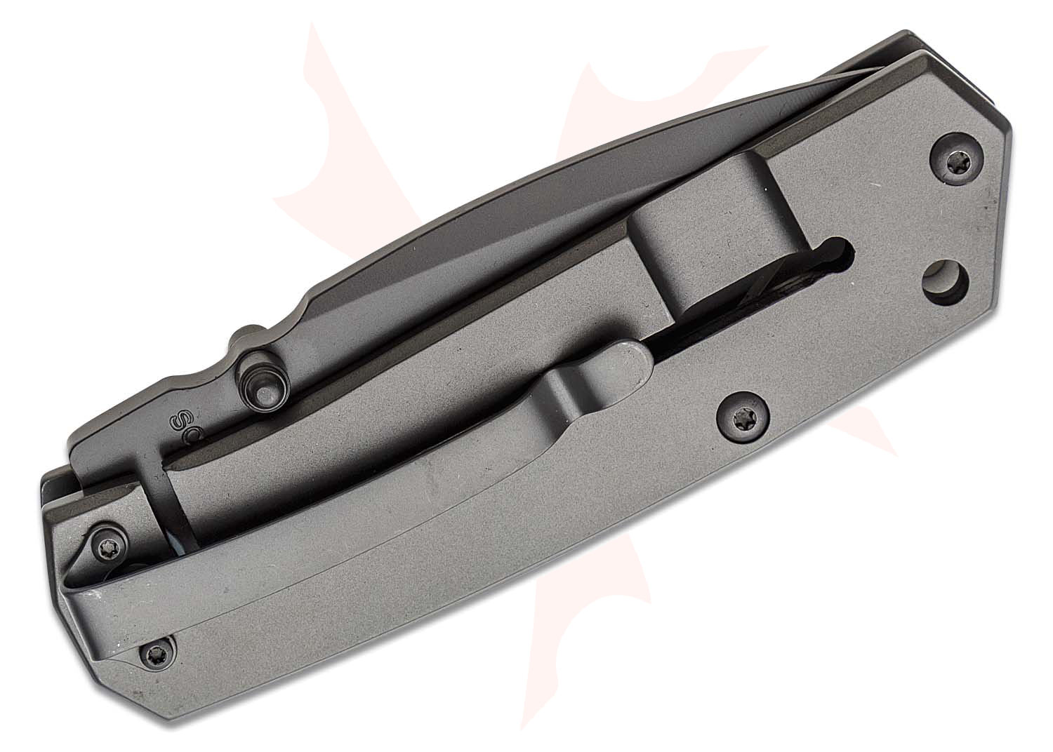 Schrade SCH304 Frame Lock Folding 3.7" Plain Drop Point Blade, Grooved ...