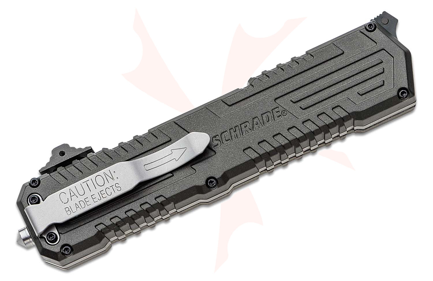 Schrade Viper 3 OTF Assisted 3.5" Black Combo Double Edge Spear Point ...