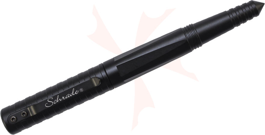 Schrade PEN7BK Aluminum Tactical Fountain Pen, Black - KnifeCenter ...