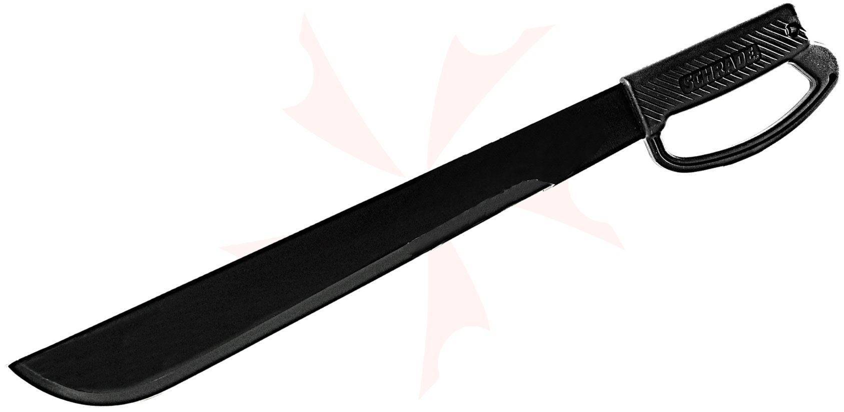 Schrade Outback 22" Large Machete Blade, Handguard, Hard Plastic Sheath ...