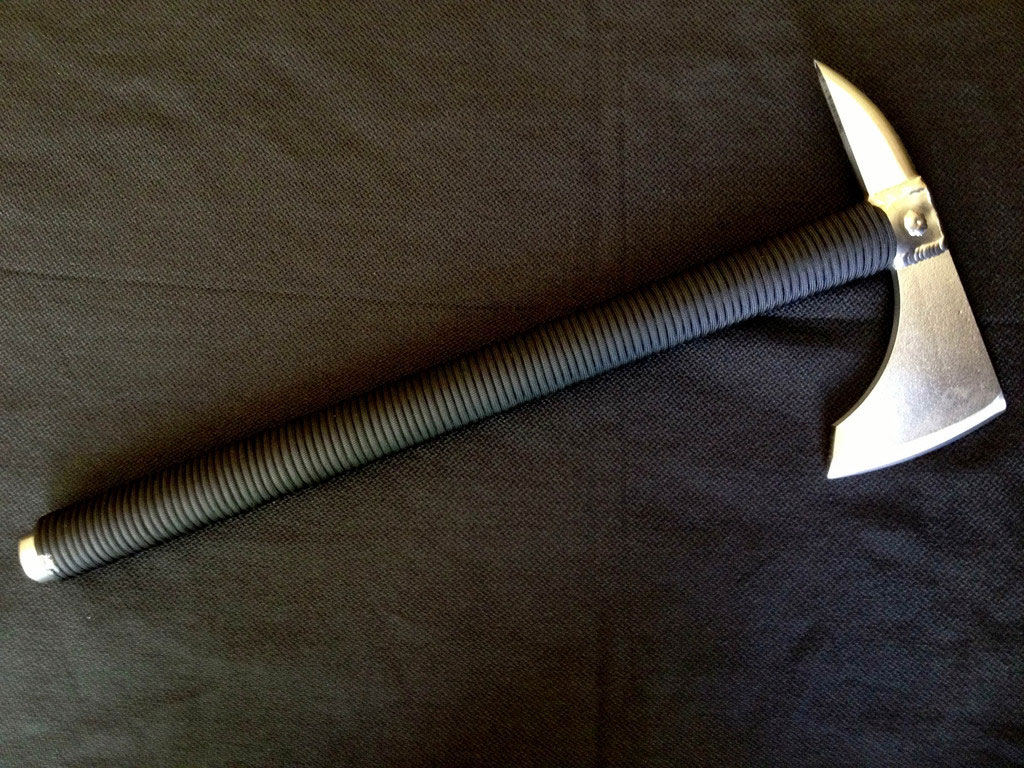 Schwartz Tactical ST Battlehawk 18" Overall Tomahawk, 3.5" Titanium ...