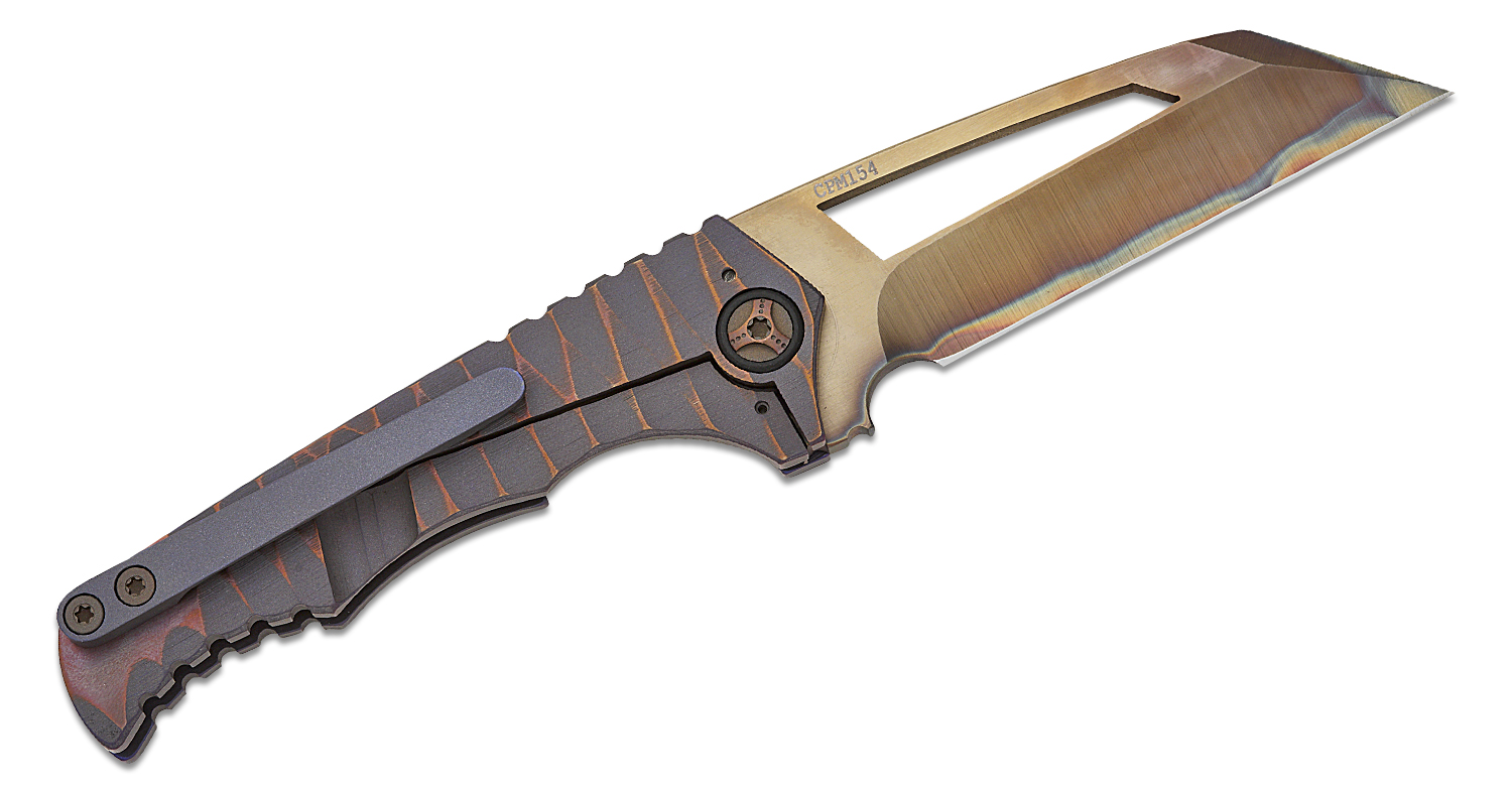 Scorpion 6 Knives Custom Forsvare #015 Folding Knife 3.75" CPM-154 Loki ...
