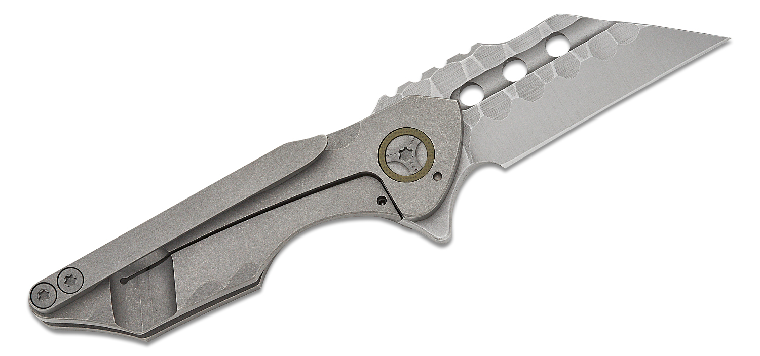 Scorpion 6 Knives Custom Raven Rock #006 Folding Knife 2.75" CPM-154 ...