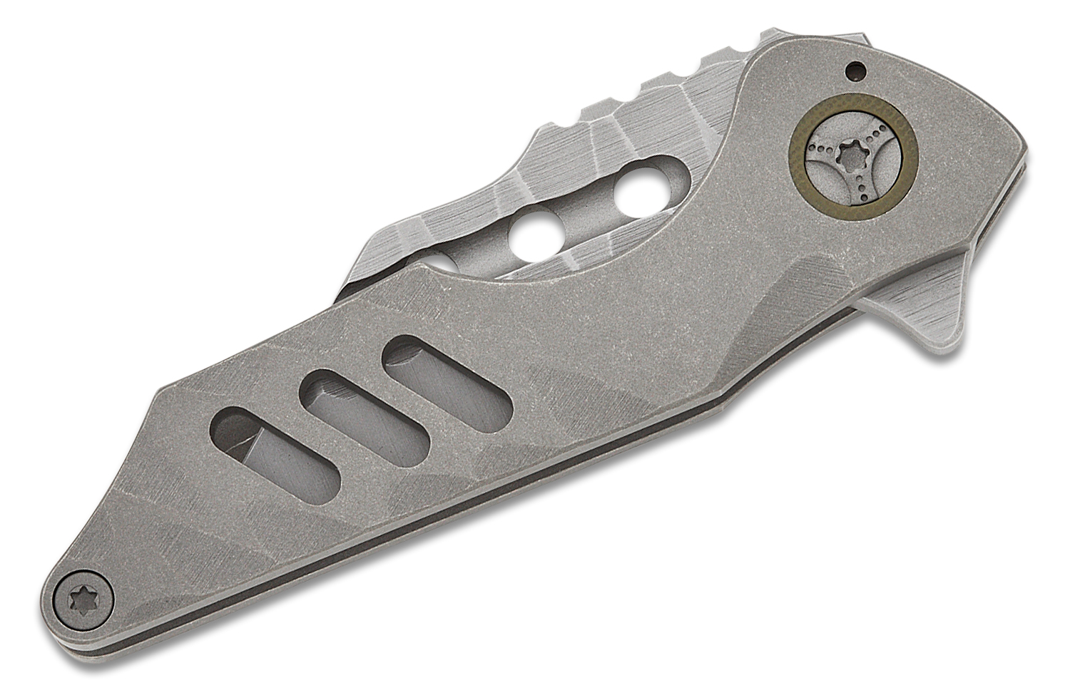 Scorpion 6 Knives Custom Raven Rock #006 Folding Knife 2.75" CPM-154 ...