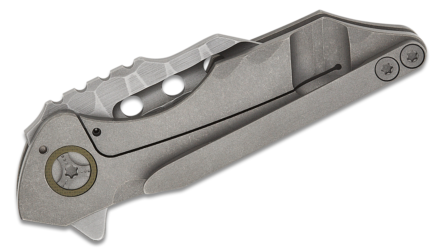 Scorpion 6 Knives Custom Raven Rock #006 Folding Knife 2.75" CPM-154 ...