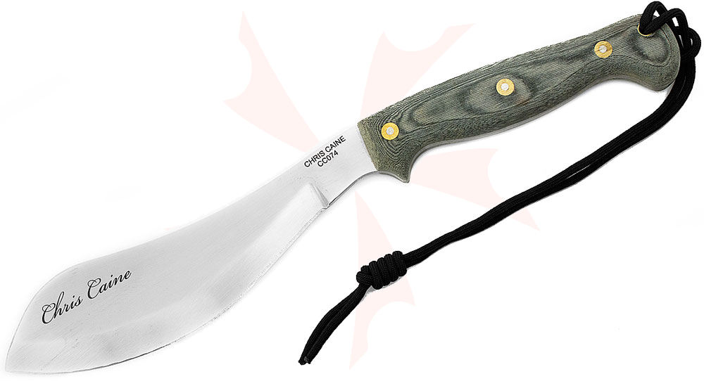 Scorpion Knives Chris Caine Companion Survival Tool, 8" Satin Parang ...