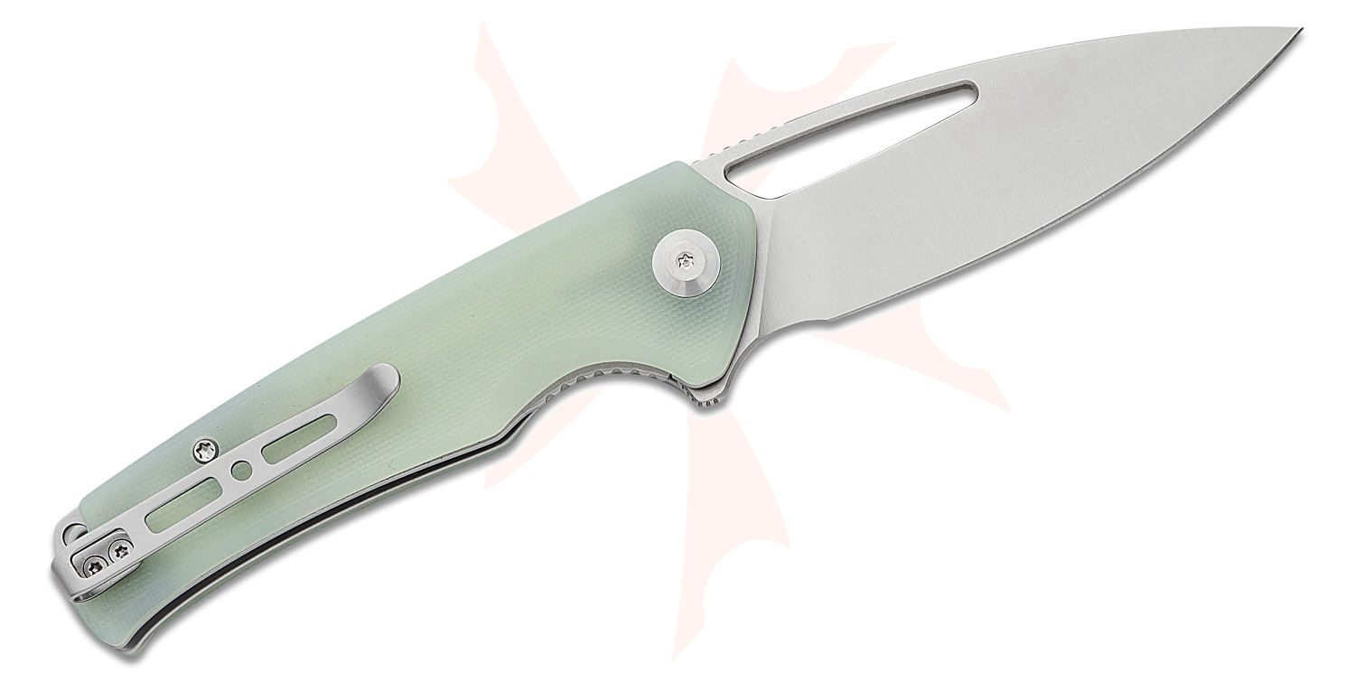 Sencut Knives S21013-2 Mims Flipper Knife 3.48" 9Cr18MoV Satin Drop ...