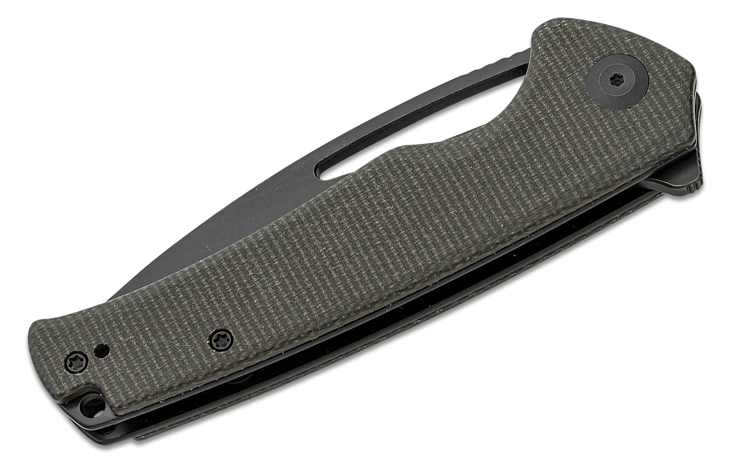 Sencut Knives S21013-3 Mims Flipper Knife 3.48" 9Cr18MoV Black ...