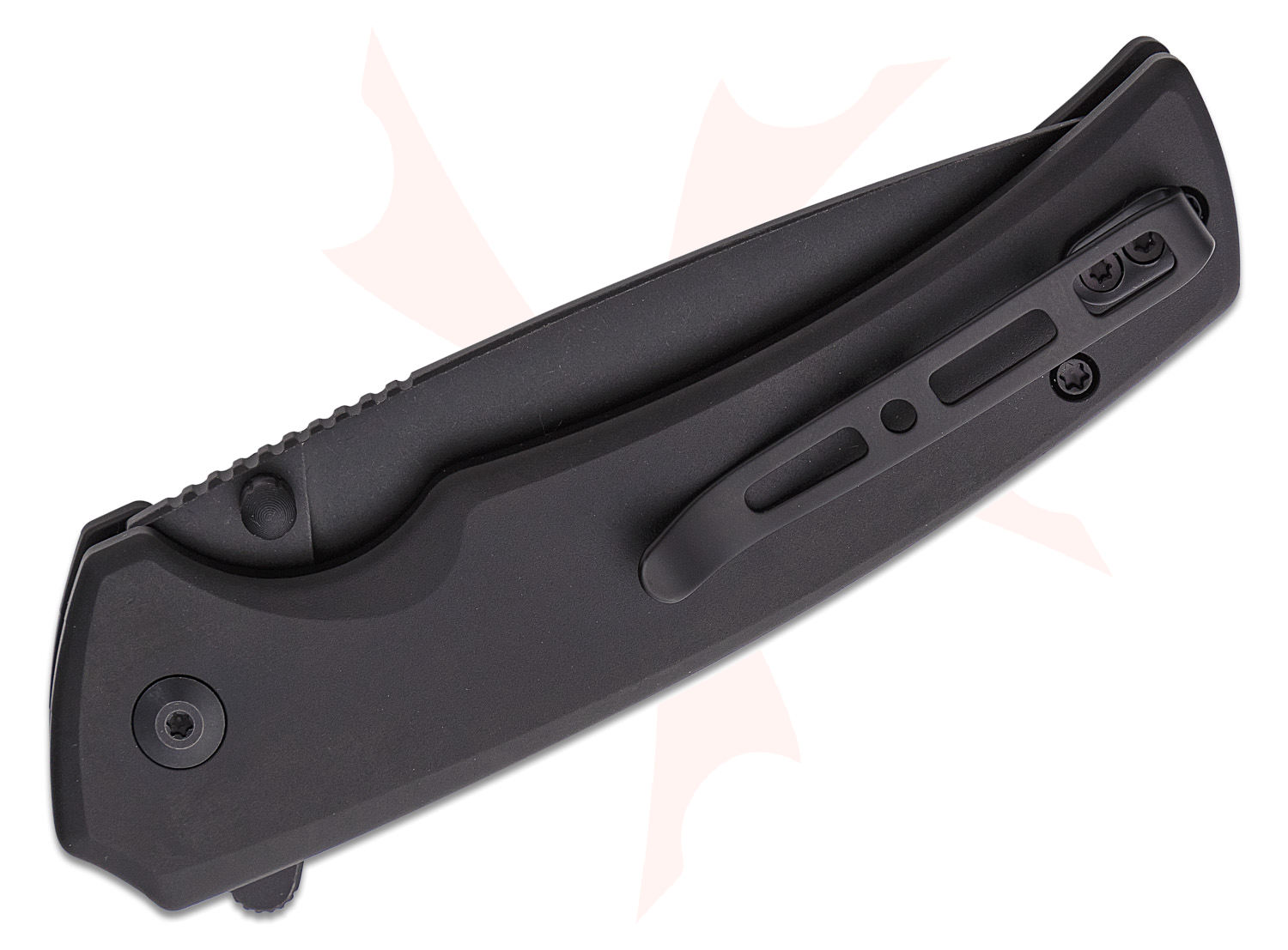 Sencut Knives S21022B-1 Serene Flipper Knife 3.48" Black Stonewashed D2 ...