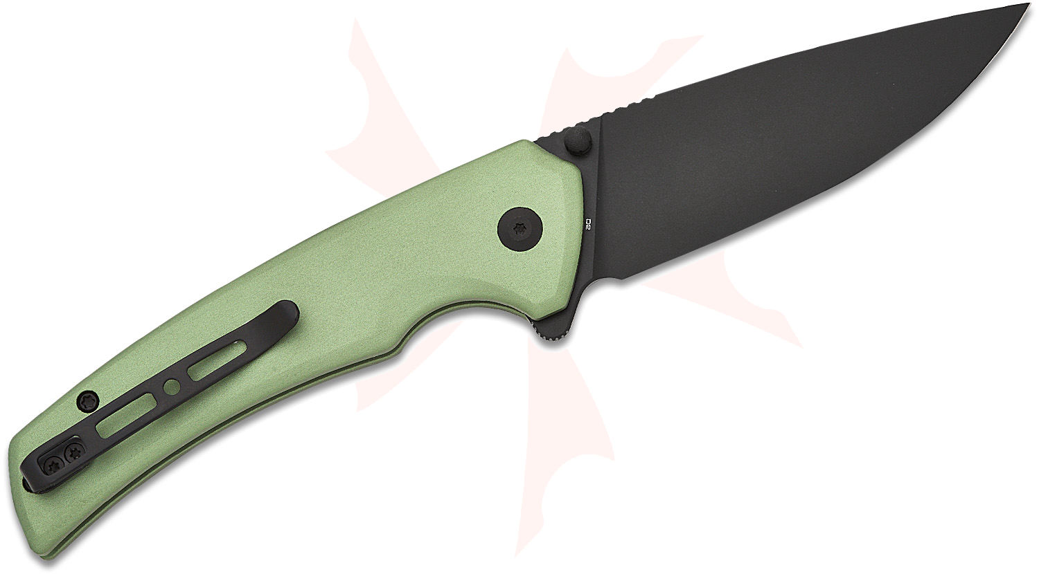 Sencut Knives S21022B-5 Serene Flipper Knife 3.48" D2 Black Drop Point ...