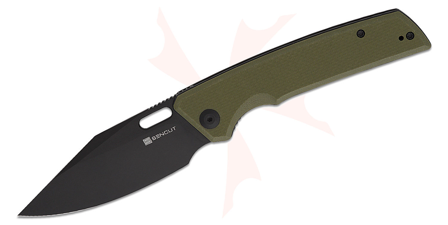 Sencut Knives GlideStrike Liner Lock Folding Knife 3.74" 9Cr18MoV Black ...